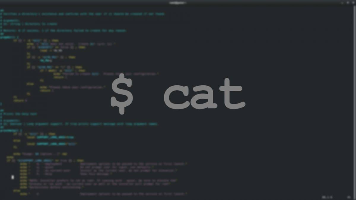 Cat Command Reading And Combining Files In Linux Putorius